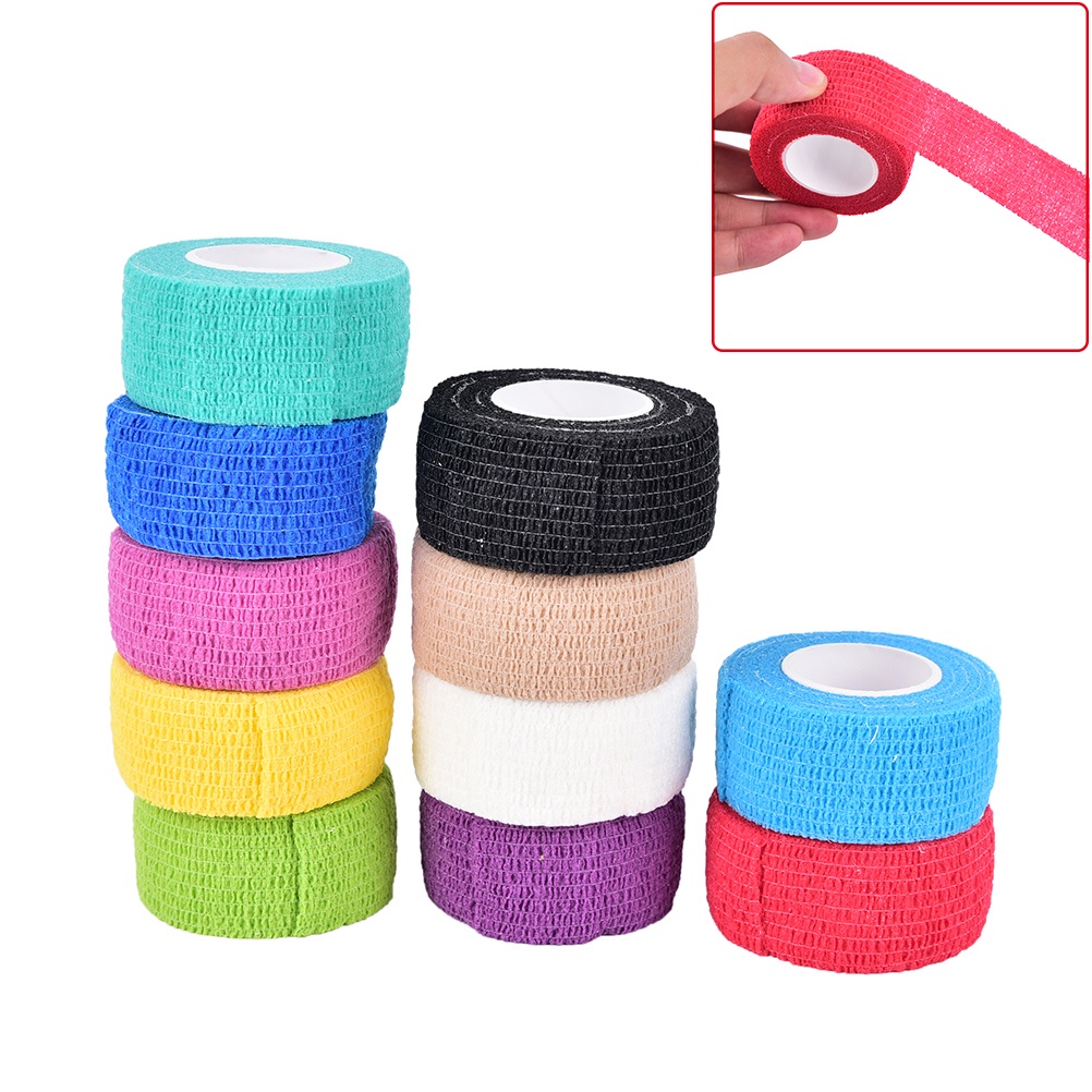 Self Adhesive Elastic Tattoo Bandage Non-woven Fabric 4 .5cm Wide Elbow ...