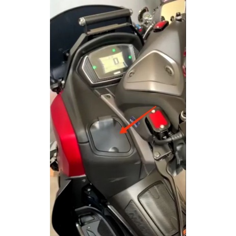 NMAX v2 side pocket cover USB Port Tunnel Compartment | Shopee Philippines