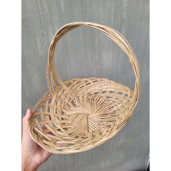 Native Coco Midrib Fruit Basket With Handle | Shopee Philippines