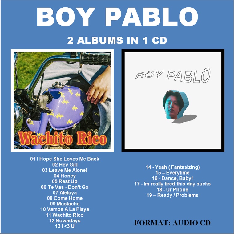 BOY PABLO 2 IN 1 ALBUM Wachito Rico & Roy Pablo AUDIO CD-RIP for CD ...
