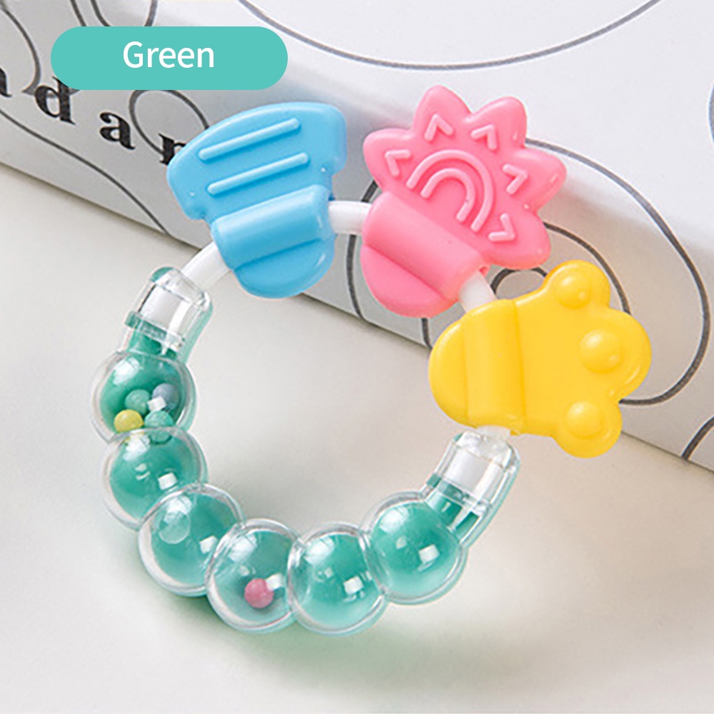 Wonderbaby 2 in 1 baby rattle teether toy BPA free Silicone Teeth ...