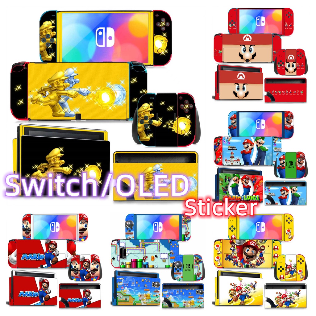 Nintendo Switch OLED Sticker NS Game Host Pain Sticker/Super Mario ...