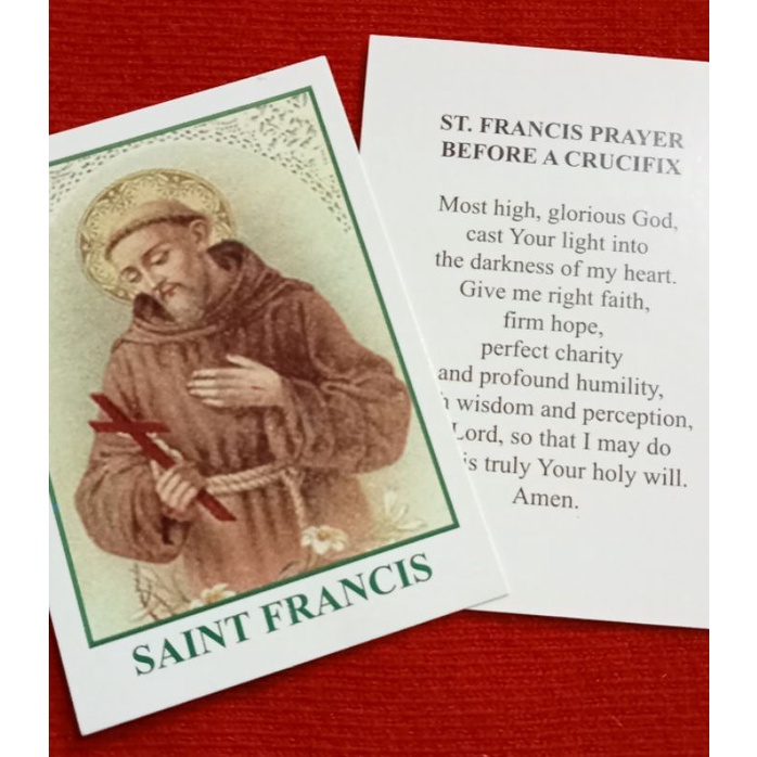 Sale Holy Prayer Card Stampita Assorted Saints Pocketwallet Sizelaminated Or Not Laminated
