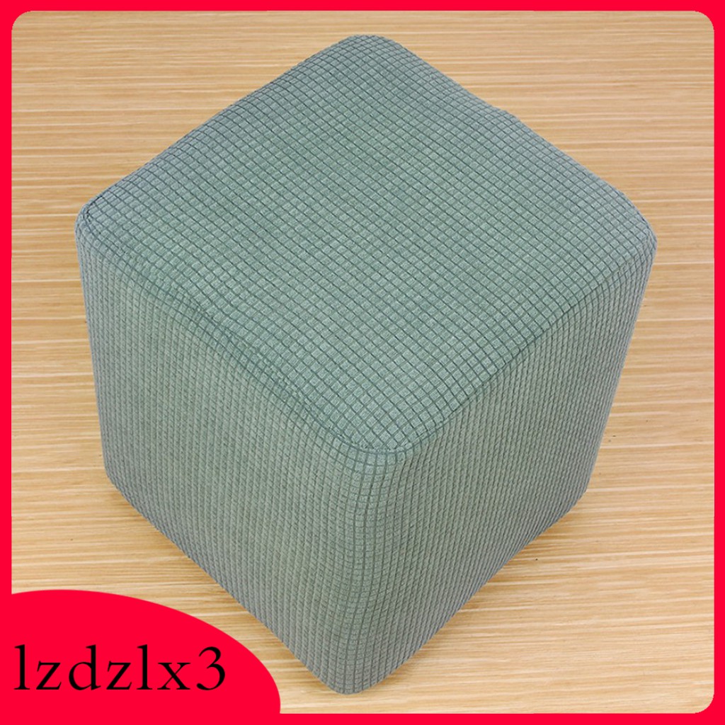 Dovewill Foot Stool Slipcover Stretch Ottoman Rectangle Footstool Cover ...