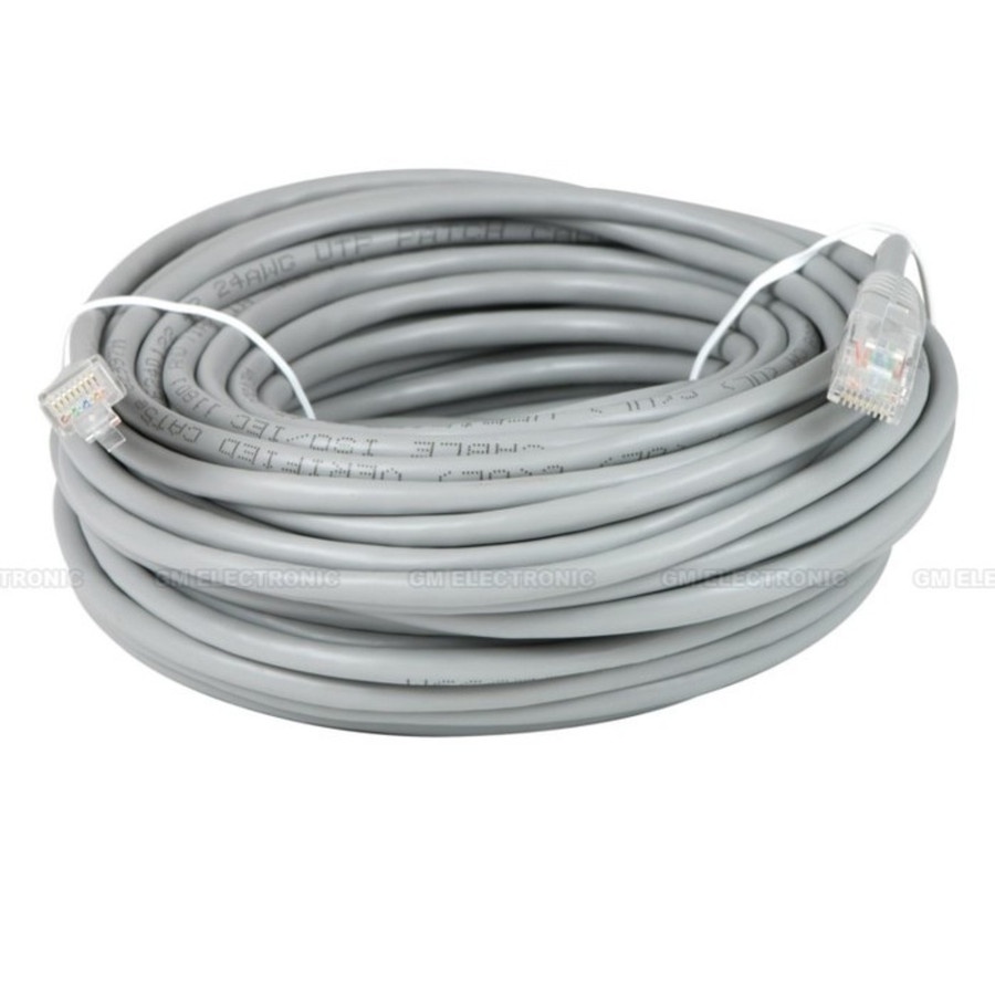 20meter LAN Cable Cat 6-Meter LAN Cable RJ45 UTP Cable | Shopee Philippines