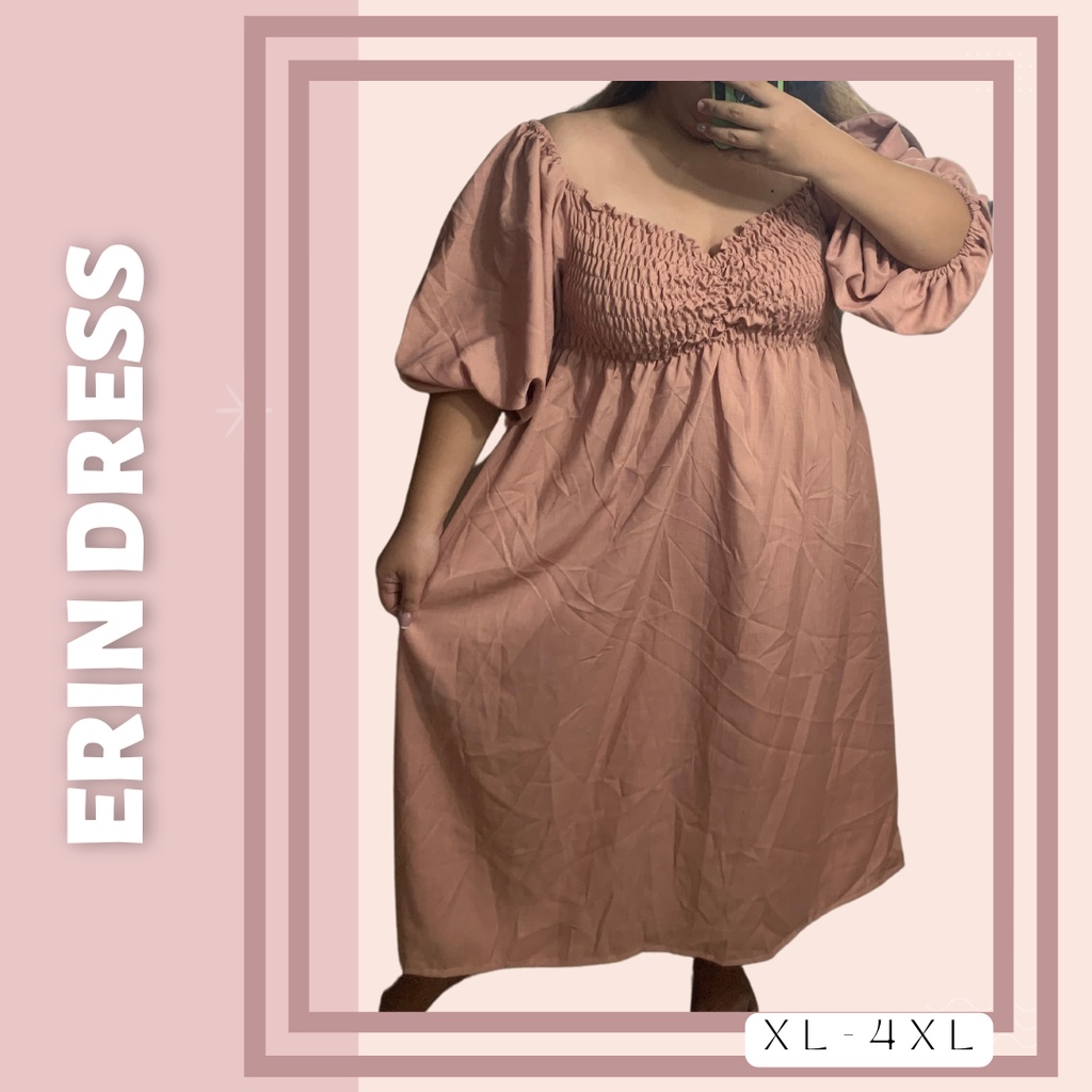 ERIN DRESS PLUS SIZE | Shopee Philippines