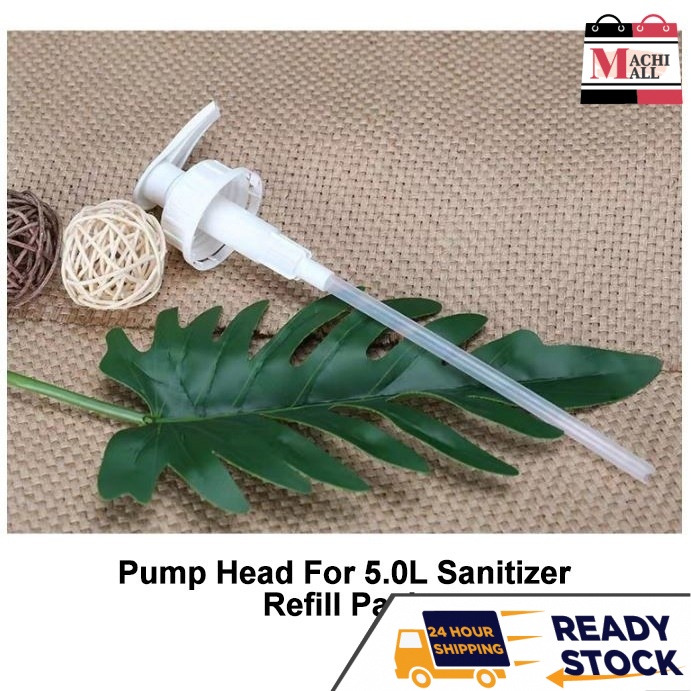 Hand Pump Dispenser for 5.0 Litre Hand Sanitizer Refill Pack | Shopee ...