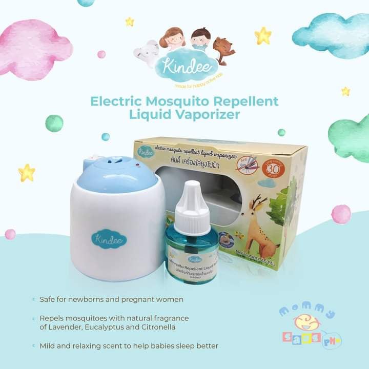 Kindee Electric Mosquito Repellent Liquid Vaporizer BLUE | Shopee Philippines