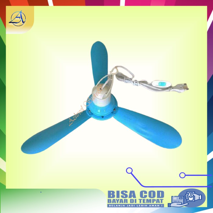 Fan Wind Hanging Sky-HELI FAN MINI-HELIFAN 500 MM-8 WATT | Shopee ...