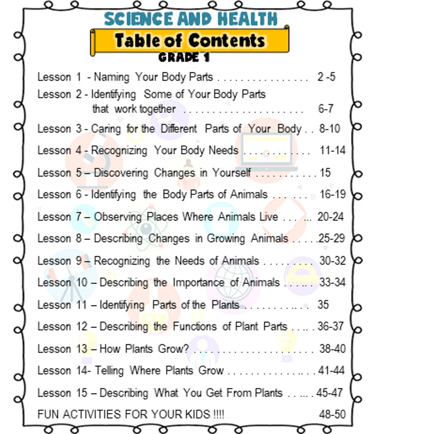 GRADE 1 WORKBOOK SET / ENGLISH / MATH / SCIENCE / FILIPINO / FREE ...