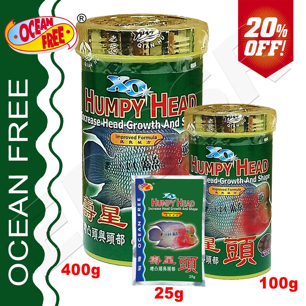 Ocean Free Humpy Head Flower Hon Fish Food | Shopee Philippines
