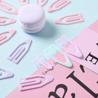 Macaron color Boat-shaped Boxed Paper Clip | Shopee Philippines