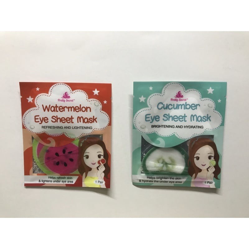 PRETTY SECRET Eye Sheet Mask ( 1 Pair per Pack ) | Shopee Philippines