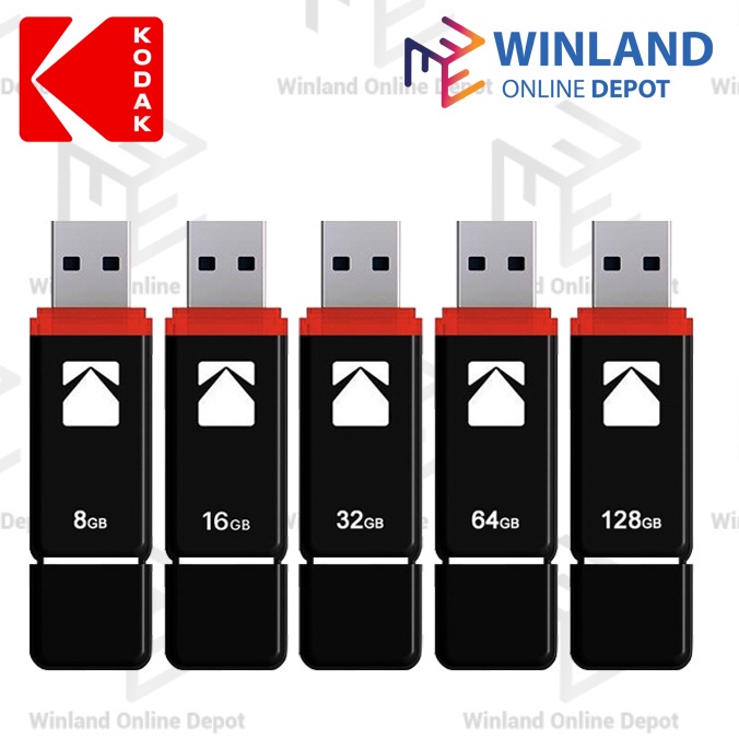 KODAK by Winland USB / Flash Drive 2.0 Classic K102 Series 8/16/32/64/128GB | Shopee Philippines