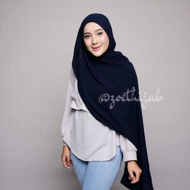 Zoy Pasmina Instant / Pasmina Diamond Plain | Shopee Philippines