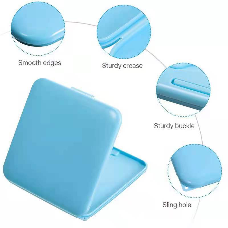 Face Mask Storage Case Dustproof Carry Box Masks for n95 size 13*13*1 ...