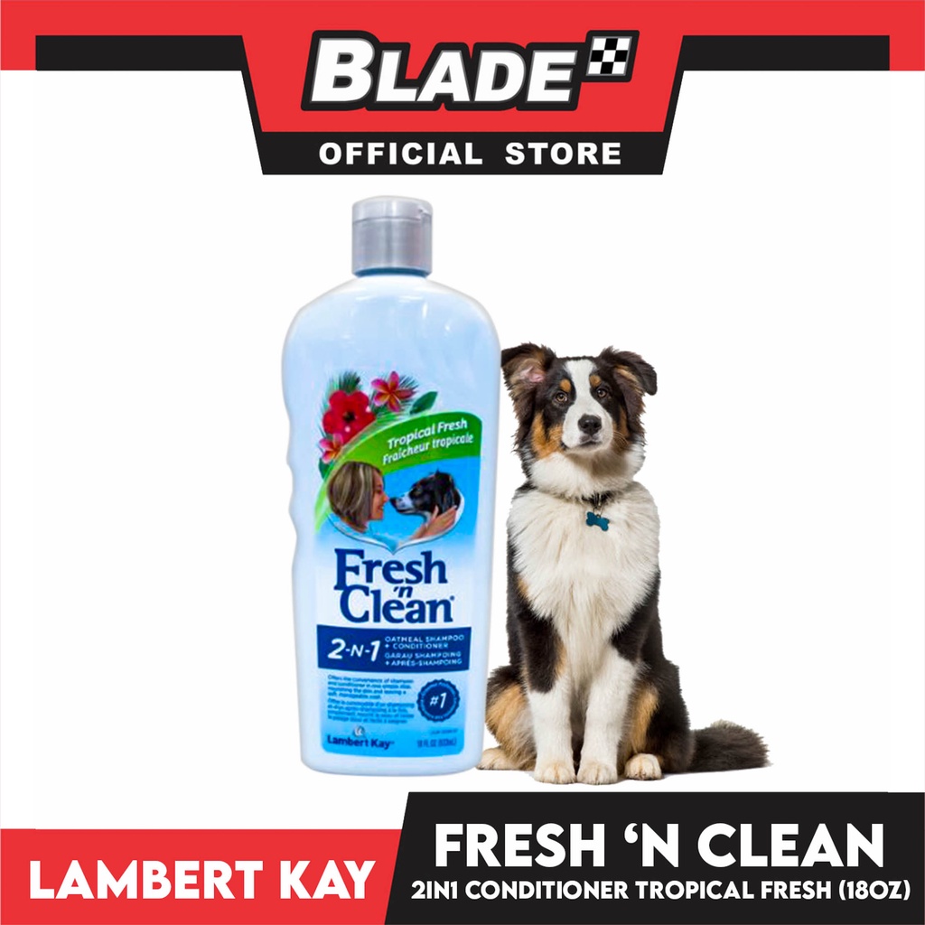 Lambert Kay Fresh 'N Clean 2-in-1 Oatmeal Dog Shampoo and Conditioner ...
