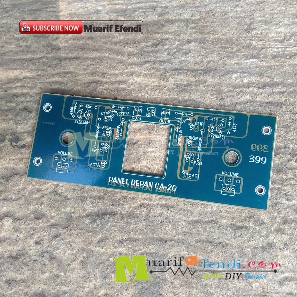 LOKAL Front PANEL PCB FOR LOCAL CA AMPLIFIER POWER BOX 10.5cm 399M ...