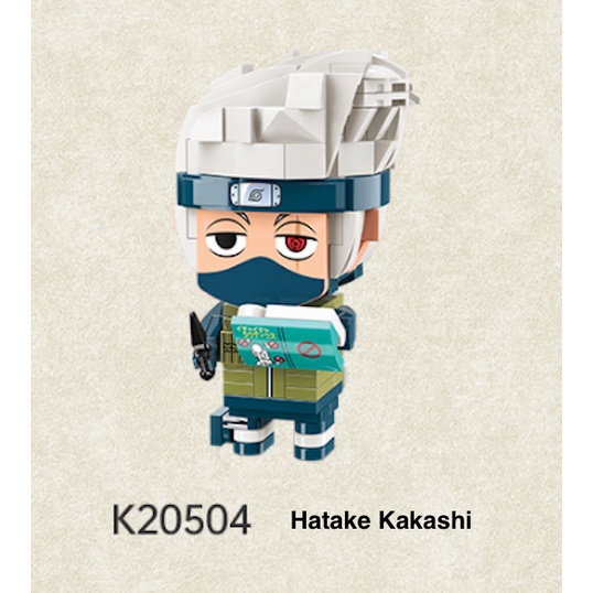 Hatake Kakashi Naruto Cartoon Comic Mini Figure Minifigure Model ...