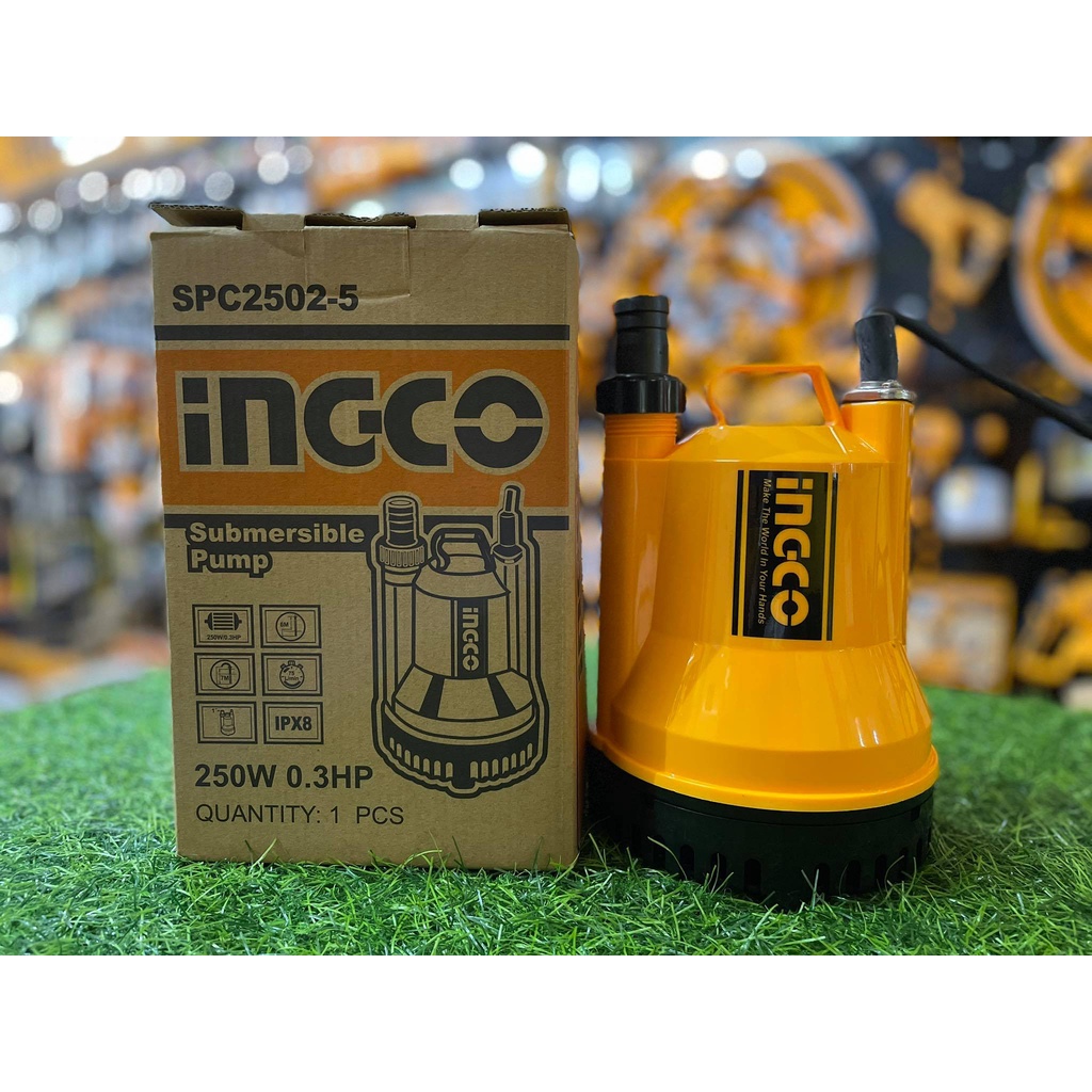 Ingco Submersible Water Pump 250W 0.3HP SPC2502-5 MERVILLE | Shopee ...
