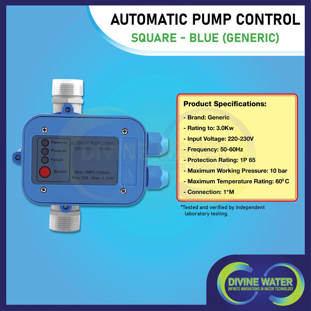 (APC) Automatic Pump Control Square Type | Shopee Philippines