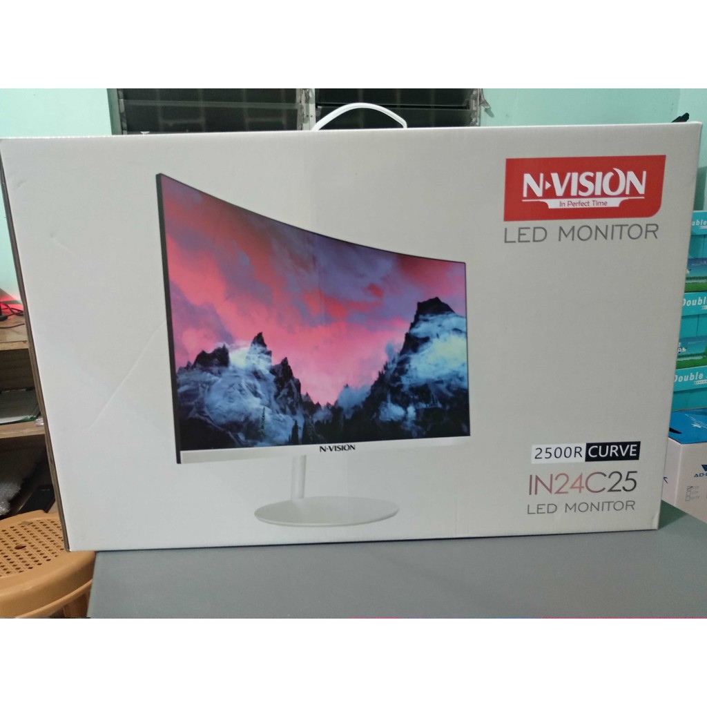 Nvision IN24C25 24 inches 75Hz Curved Monitor White | Shopee Philippines
