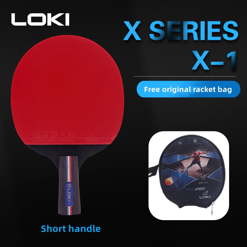 LOKI X1 Table Tennis Bat Set Racket Beginner Ping Pong Bat Pimples In ... LOKI X1 Table Tennis Bat Set Racket Beginner Ping Pong Bat Pimples In ...
