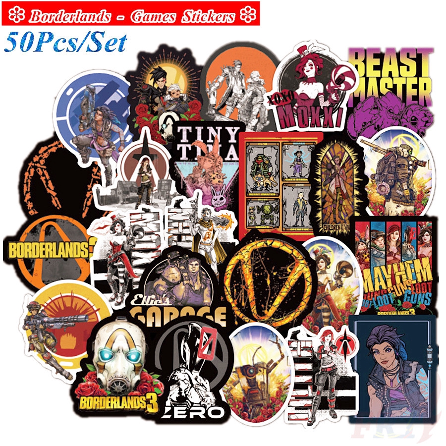 Borderlands Series 01 - 2K Games Character Stickers 50Pcs/Set DIY ...