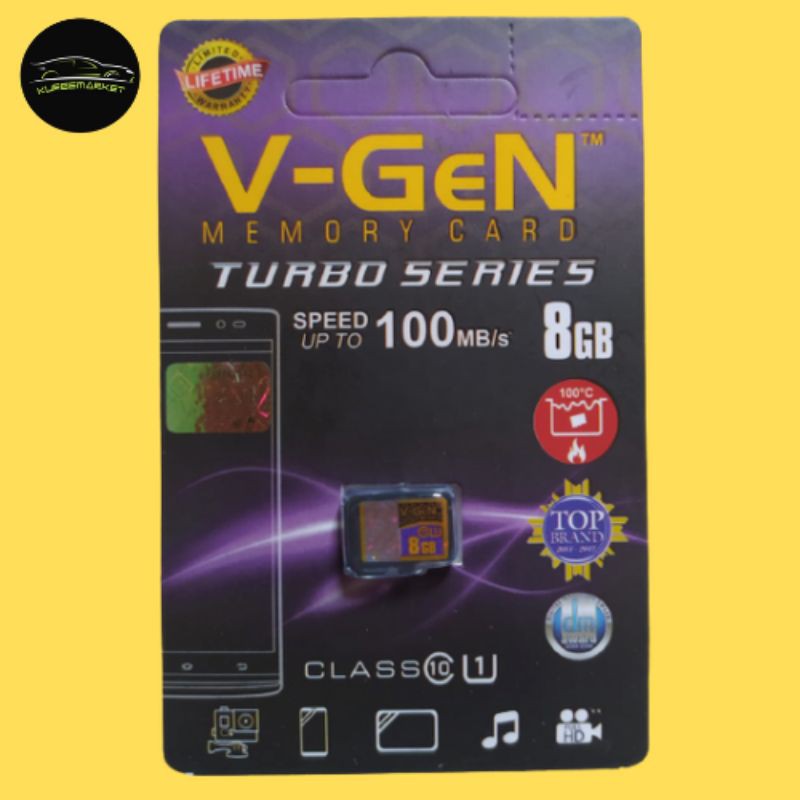 Microsd V Memory -@ Gen 8gb Class 10 Turbo V Gen Original Mmc Sdhc ...