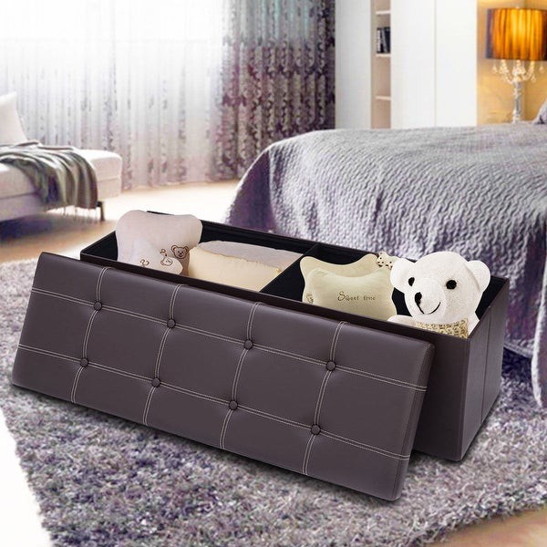 SOFA STORAGE BOX( FOLDABLE STORAGE CHAIR) | Shopee Philippines