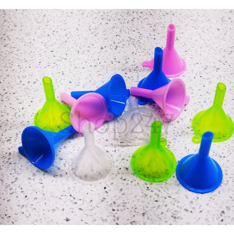 Plastic Small funnel Mini embudo for transferring liquids | Shopee ...
