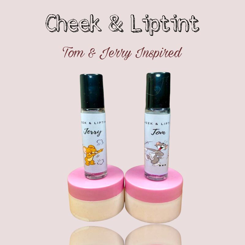 Tom and Jerry Cheek & Liptint Inspired | Shopee Philippines
