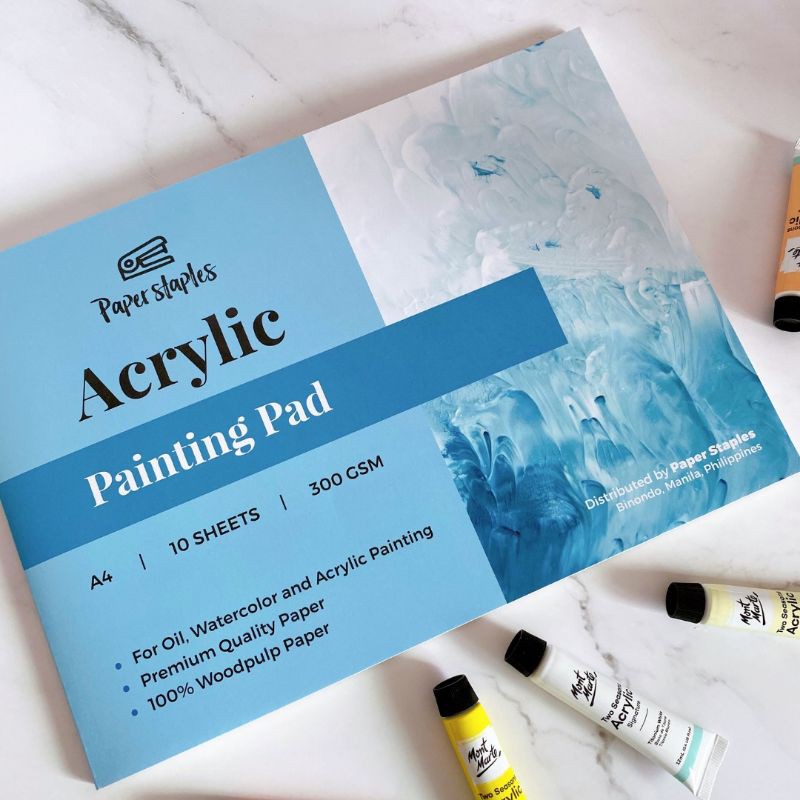 Acrylic Painting Pad 300gsm(A4 Size) | Shopee Philippines
