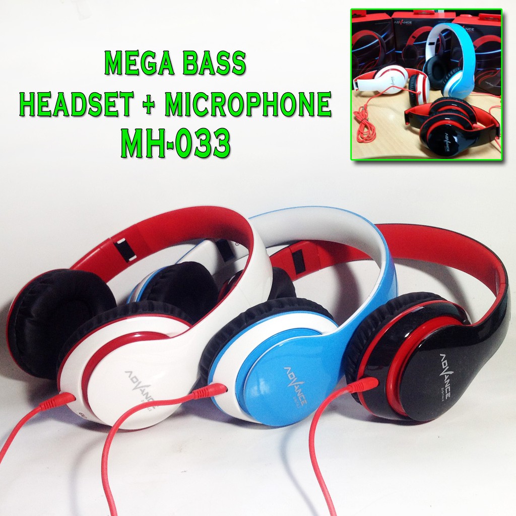 Mh-033 Universal Stereo Headphone Advanced Headset With Mic HIFI Sound ...