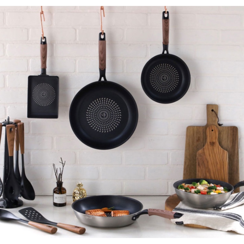[France] Shizell Elegance IH Frying Pan /Wok Pan/ Eggroll Pan Non-Stick ...