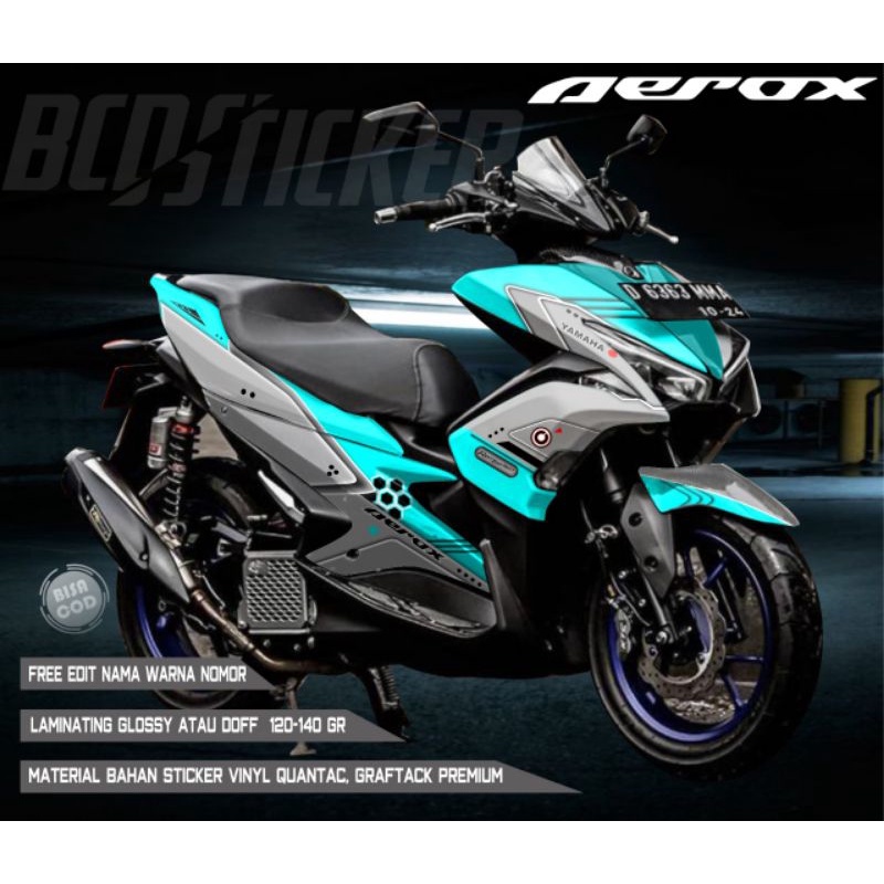 Aerox Old sticker Decal Full Body striping sticker, variations of ...