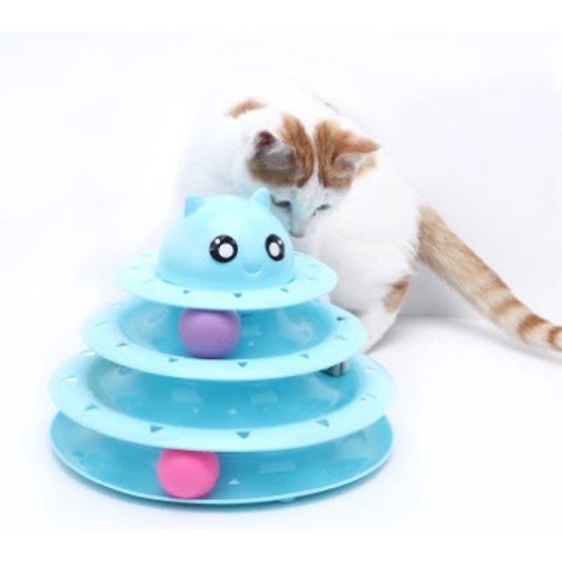 Keep Your Cat Engaged with the Intellectual Track Tower: A Turntable ...