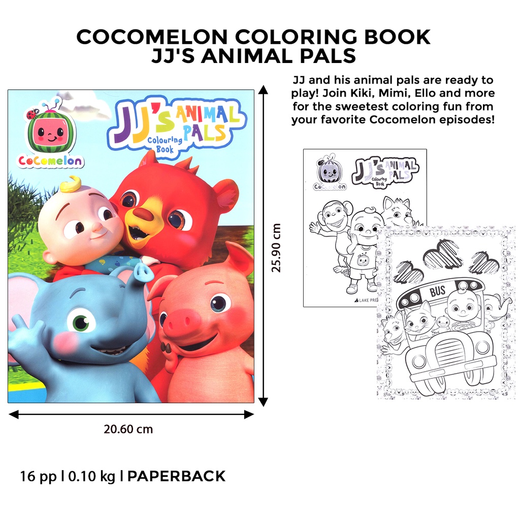 Cocomelon Colouring Books | Shopee Philippines