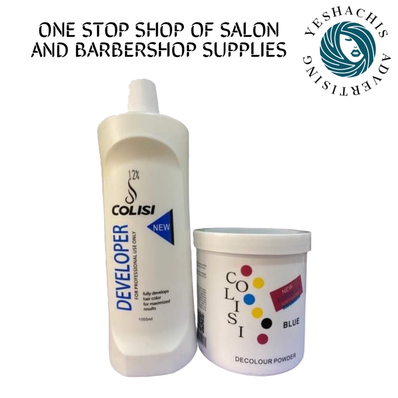 Colisi Hair Bleaching Set (Bleaching Powder with Developer) | Shopee ...