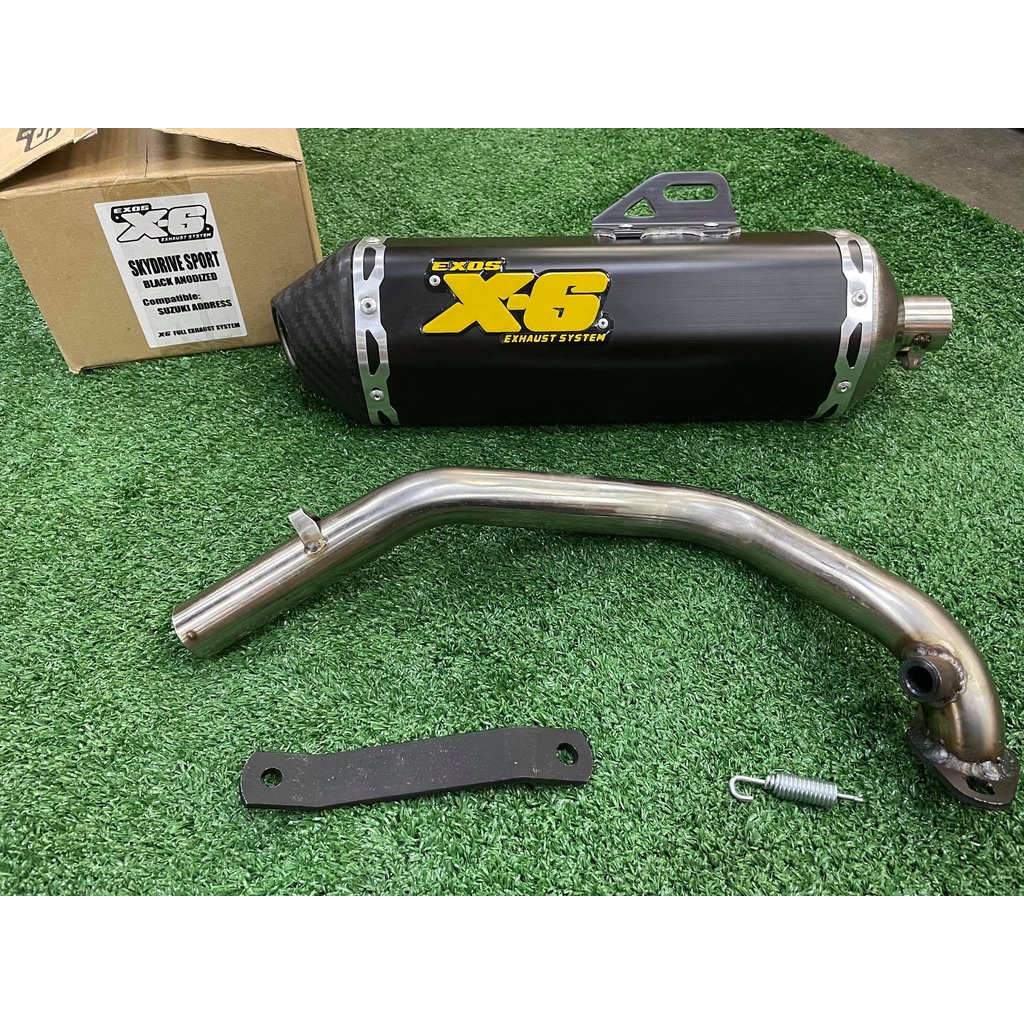 Exos Pipe X6 Model For Mio/M3/Beat/Click/Wave100/Aerox/Nmax/Skydrive ...