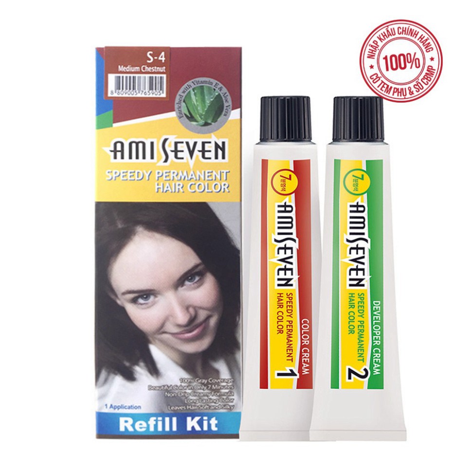Ami SEVEN REFILL 7 Minute Fast Herbal Silver Dye (Economy Type) (60g ...