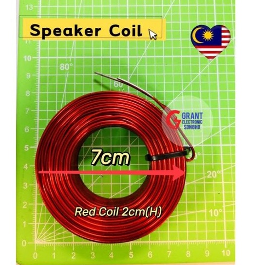 Speaker Coil Red Coil Audio Amplifier Speaker Crossover Inductor 4N ...