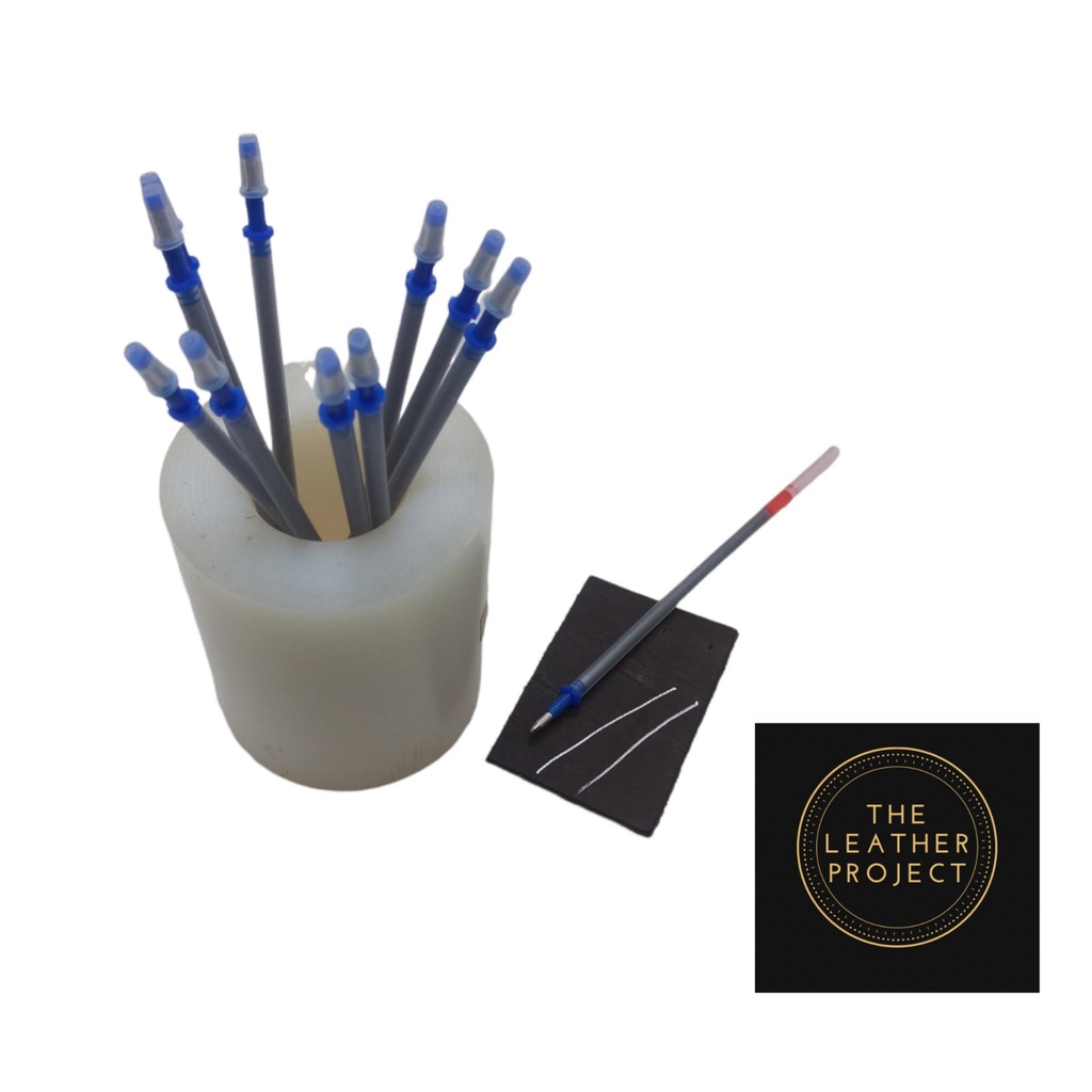 SILVER PEN LEATHER MARKER The Leather Project | Shopee Philippines