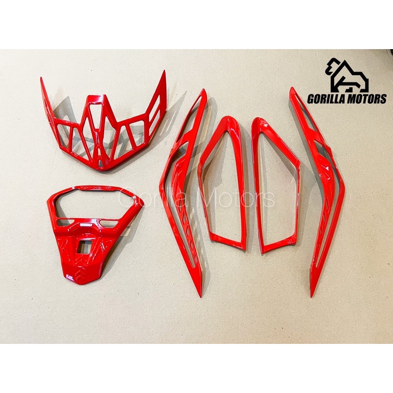 Fire Red 4in1 Garnish for Honda Click V2 125/150 | Shopee Philippines