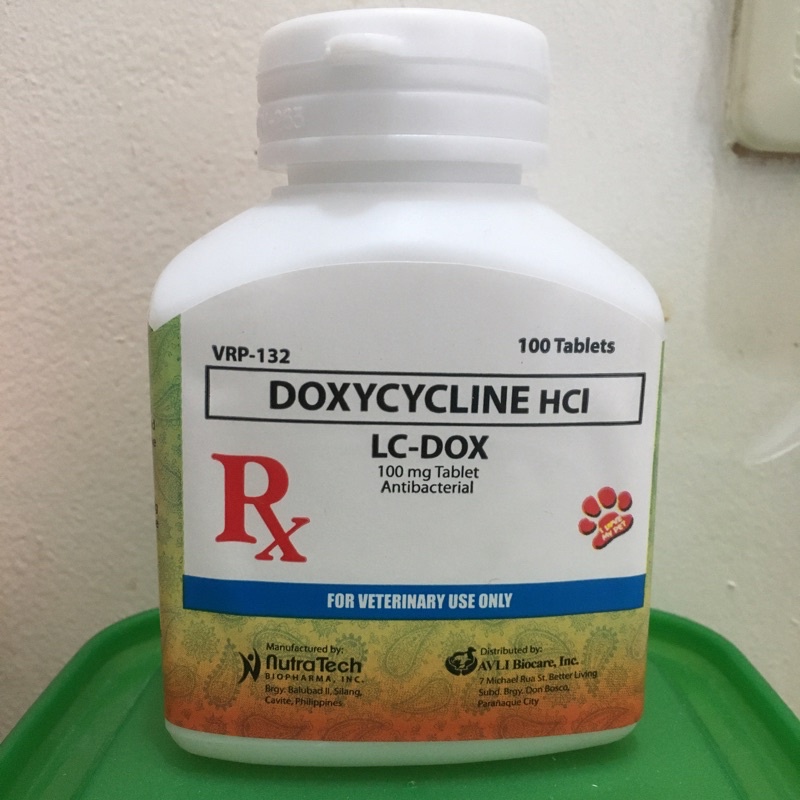 Doxy.cycline LC-DOX Tablet for Cats and Dogs (sold per tablet) | Shopee ...
