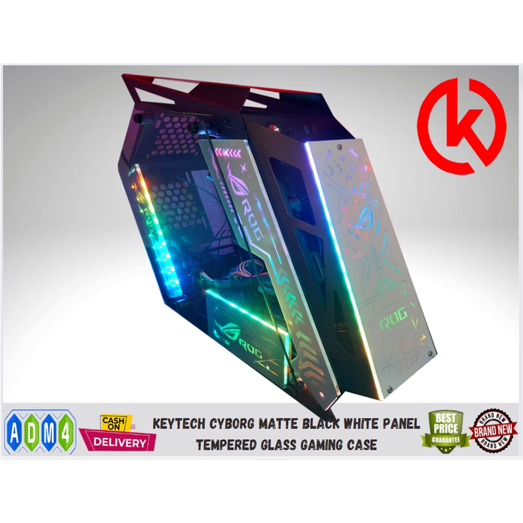 KEYTECH CYBORG ATX | Micro ATX Computer Case | Shopee Philippines