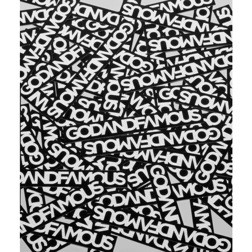 God & Famous 3M Reflective Sticker | Shopee Philippines