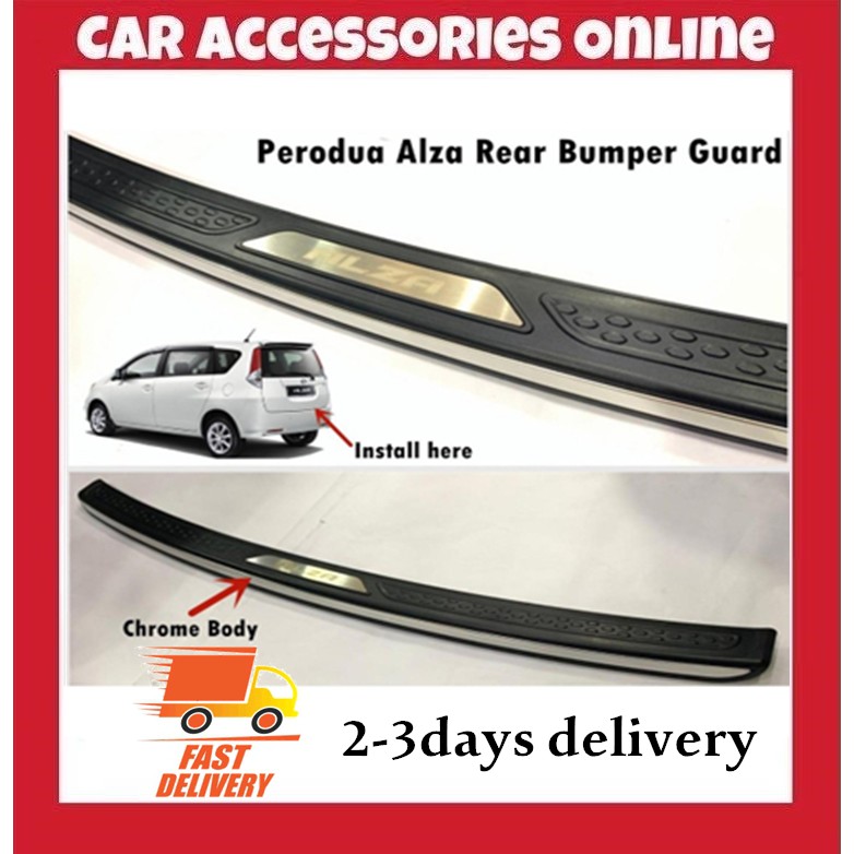 Perodua Alza,Myvi,Axia,Aruz Rear Bumper Guard | Shopee Philippines