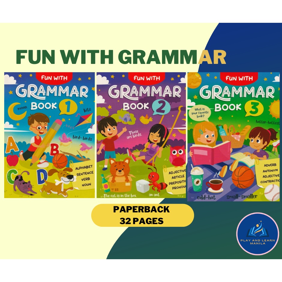 Fun with Grammar Activity Books (Set of 3 Books) | Shopee Philippines