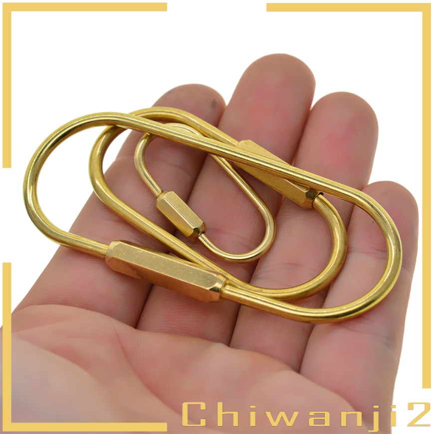 [CHIWANJI2] 3pcs Small/Medium/Big Screw Lock Key Chain Key Clasp Bag ...